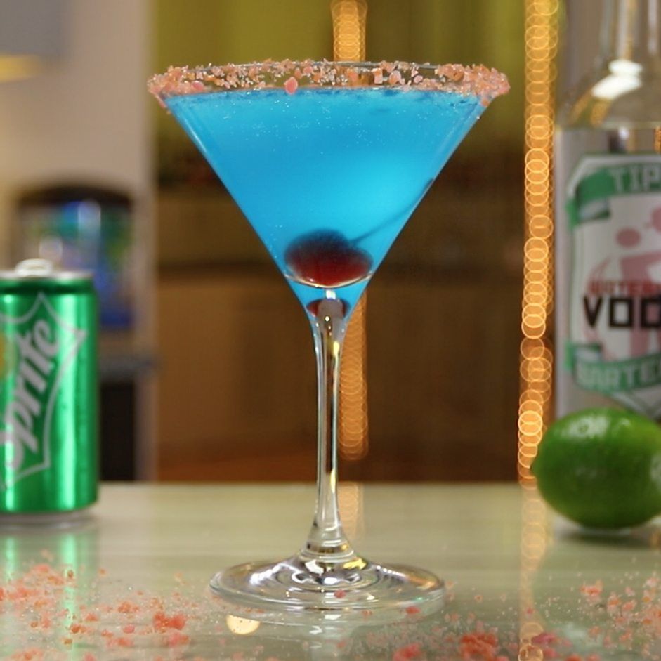 4th Of July Pop Rocks Martini Cocktail Recipe