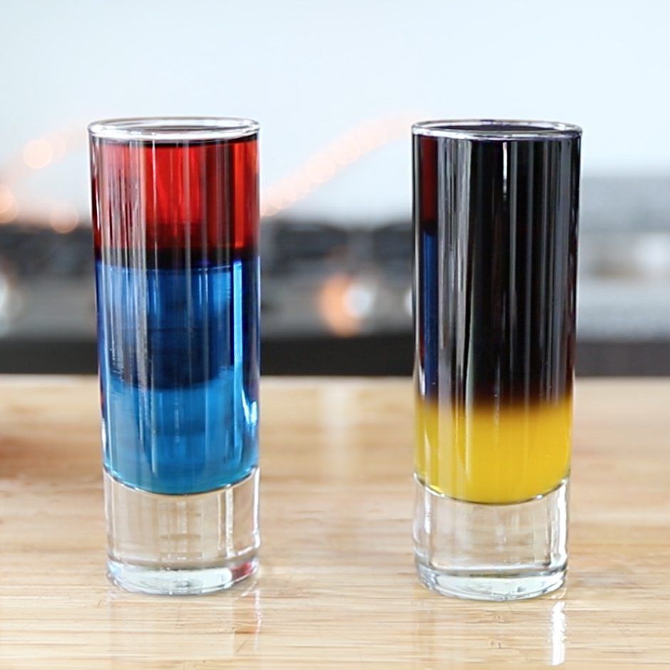 Batman Vs. Superman Shots Cocktail Recipe