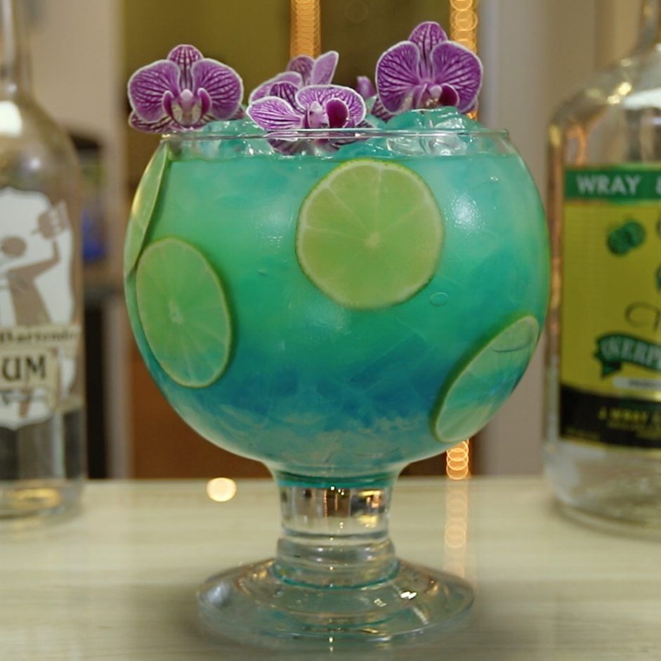 Blue Lagoon Punch Cocktail Recipe