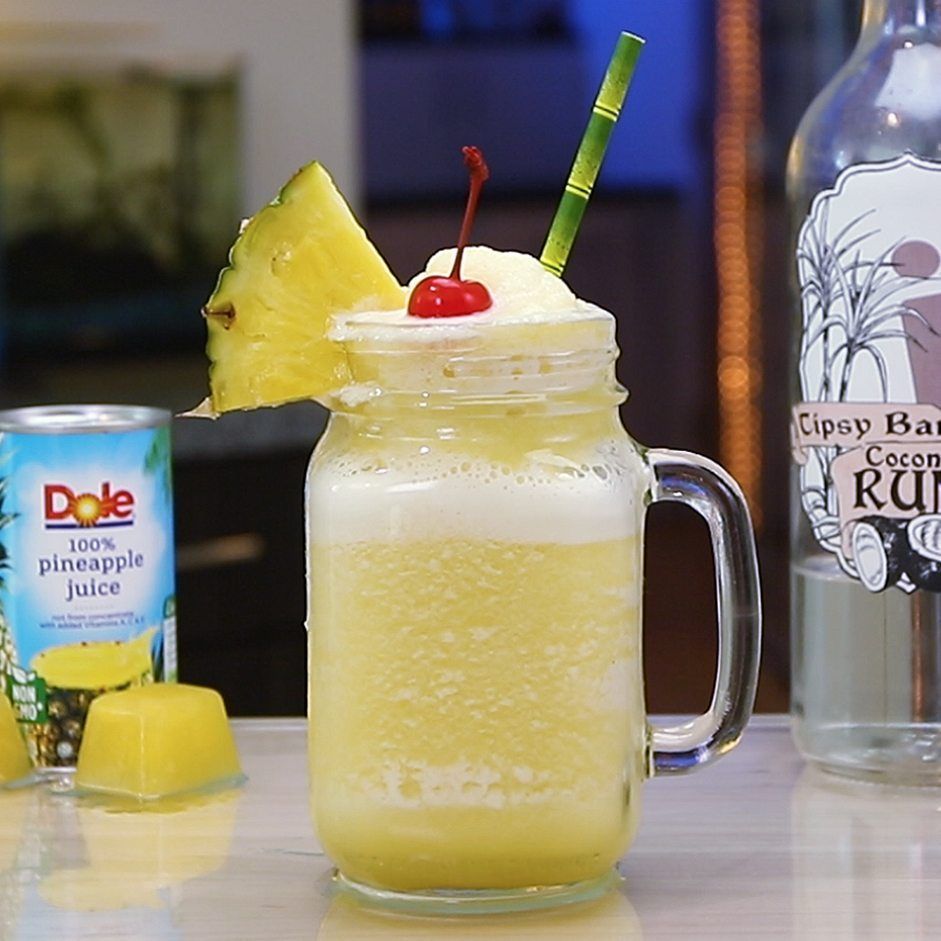 Coconut Pineapple Slush Cocktail Recipe