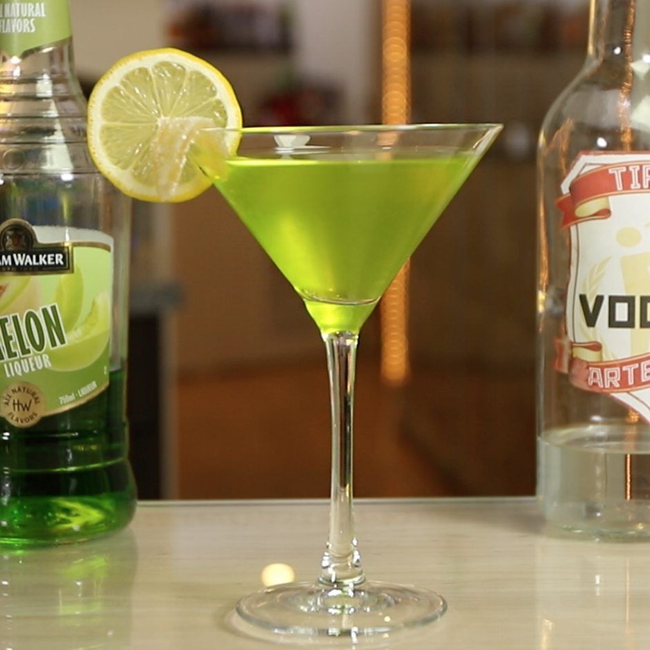 Honeydew Ginger Martini Cocktail Recipe
