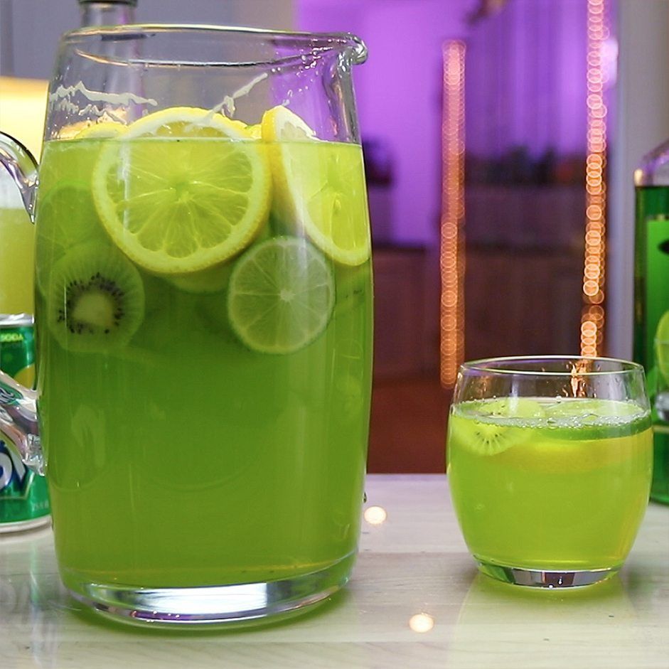 Kiwi Melon Punch Cocktail Recipe