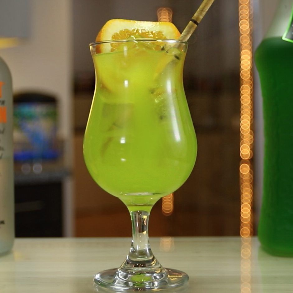 Midori Frosty Fruit Cocktail Recipe