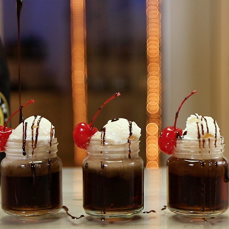 Mini Root Beer Float Shots Cocktail Recipe