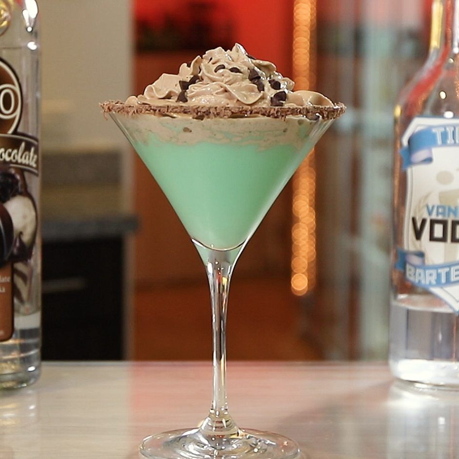 Mint Choc Chiptini Cocktail Recipe