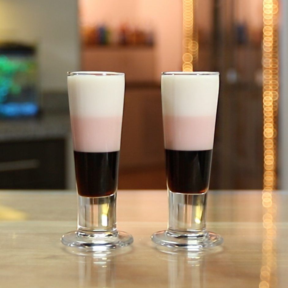 Neapolitan Dynamite Shots Cocktail Recipe