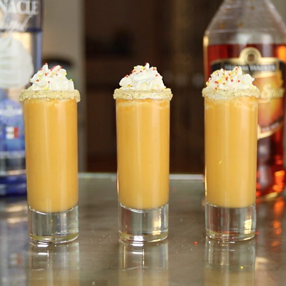 Pumpkin Pie Shooters Cocktail Recipe
