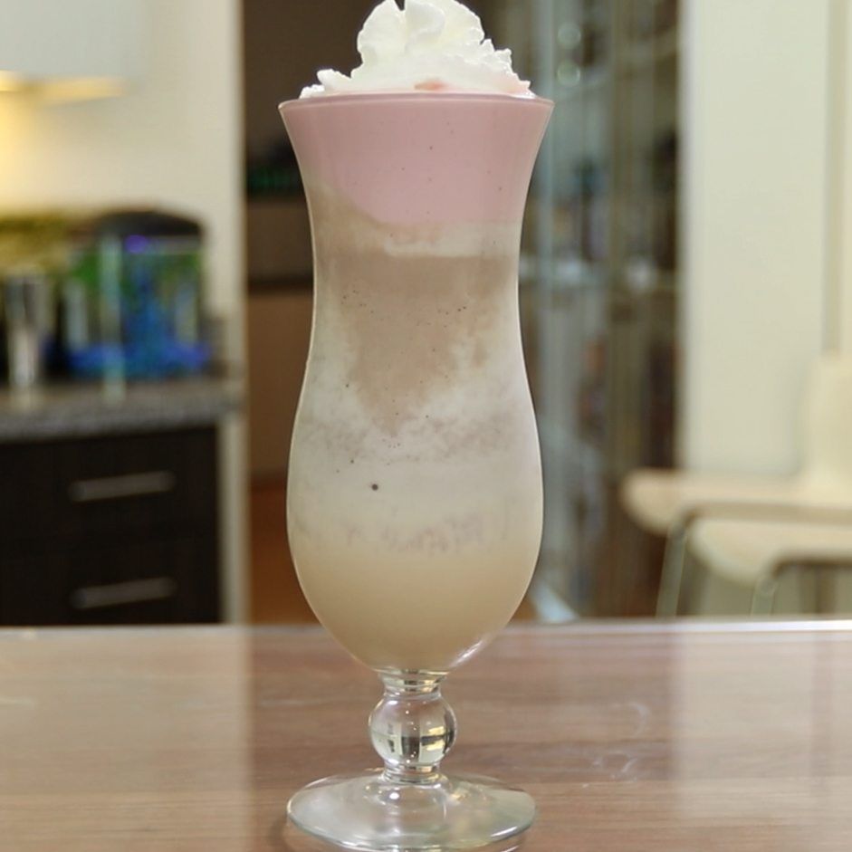 Spiked Neapolitan Milkshake Cocktail Recipe