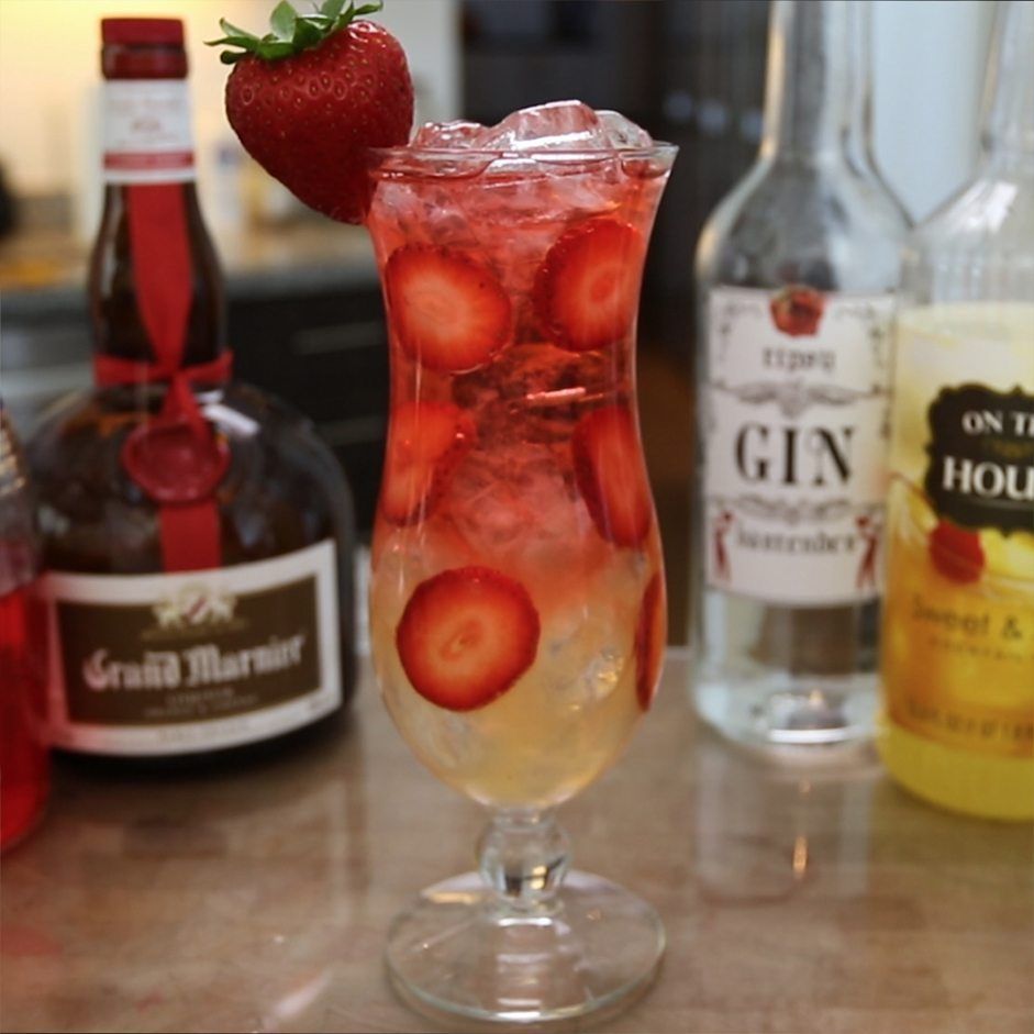 Strawberry Sunset Cocktail Recipe