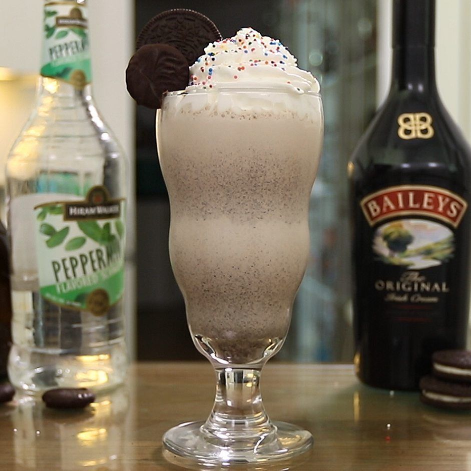 Thin Mint Oreo Milkshake Cocktail Recipe