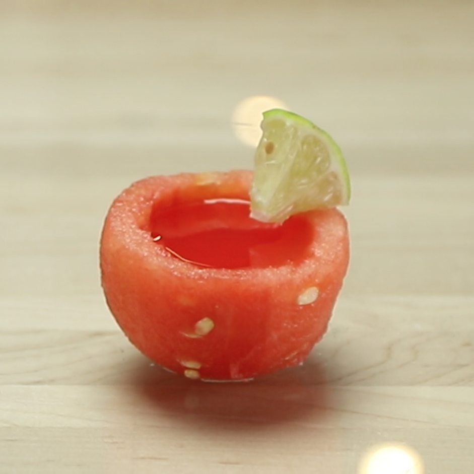 Watermelon Shot Glass Cocktail Recipe