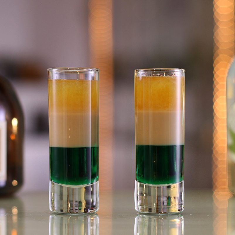 Irish Flag Shot Cocktail Recipe