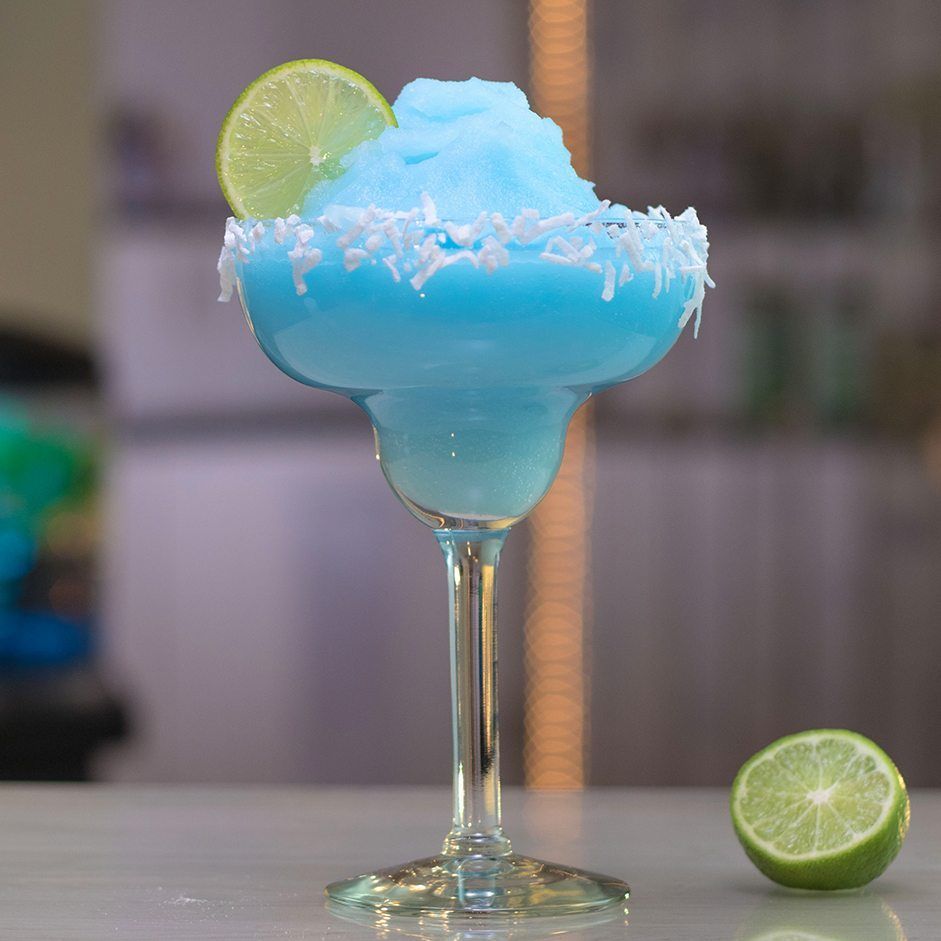 Blue Coconut Margarita Cocktail Recipe