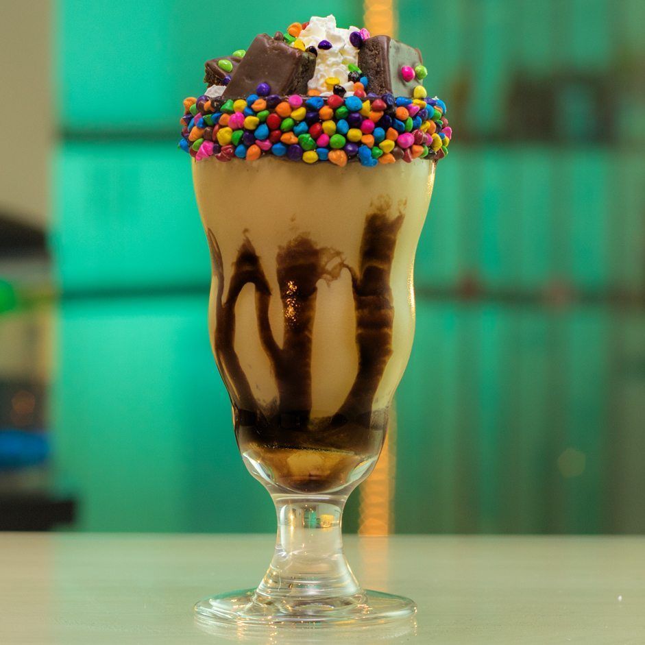 Spiked Cosmic Brownie Milkshake Cocktail Recipe