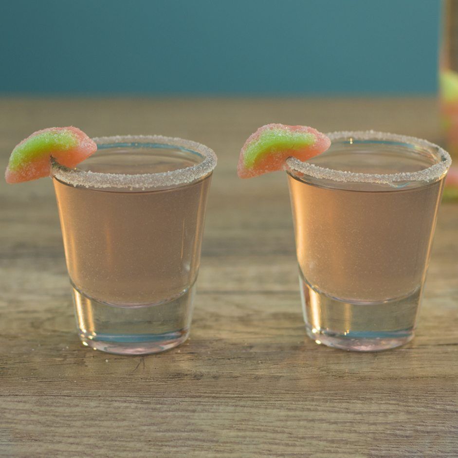 Sour Patch Watermelon Shots Cocktail Recipe