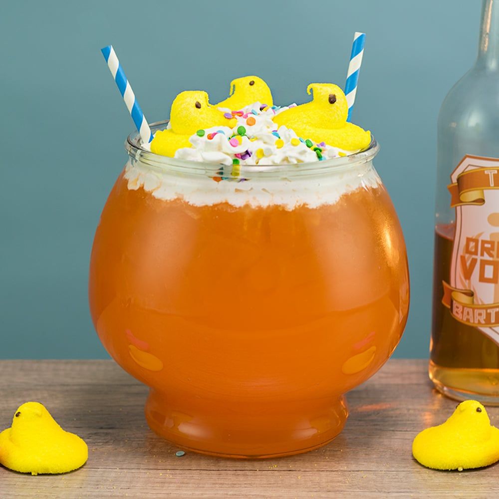 Easter Creamsicle Fishbowl Cocktail Recipe
