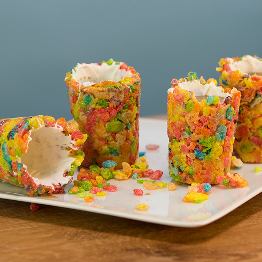 Fruity Pebble Shot Glasses Cocktail Recipe
