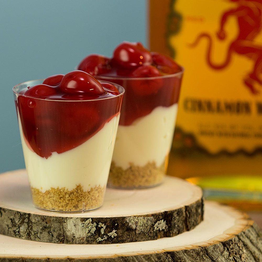 Fireball Whiskey Cheesecake Shots Cocktail Recipe
