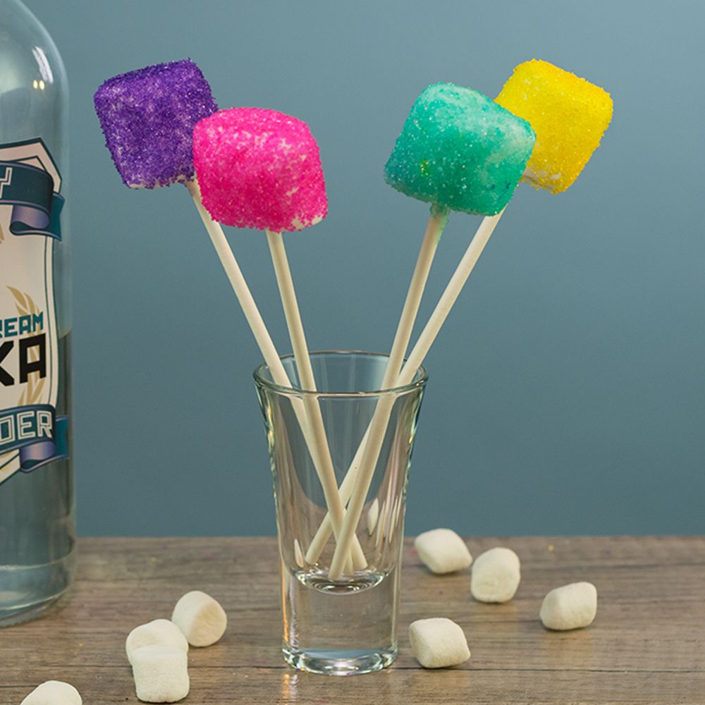 Vodka Marshmallow Pops Cocktail Recipe