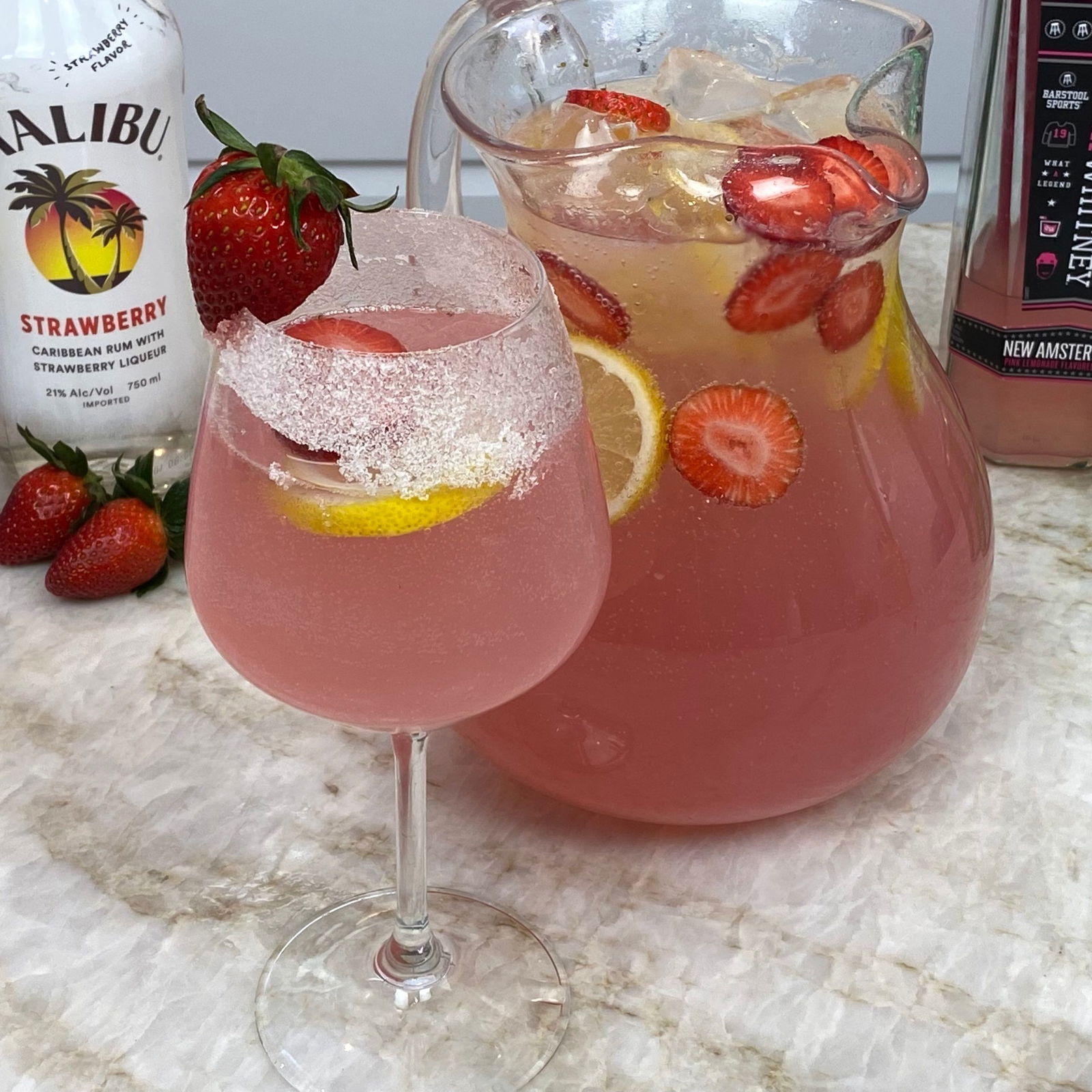 Pink Lemonade Cocktail