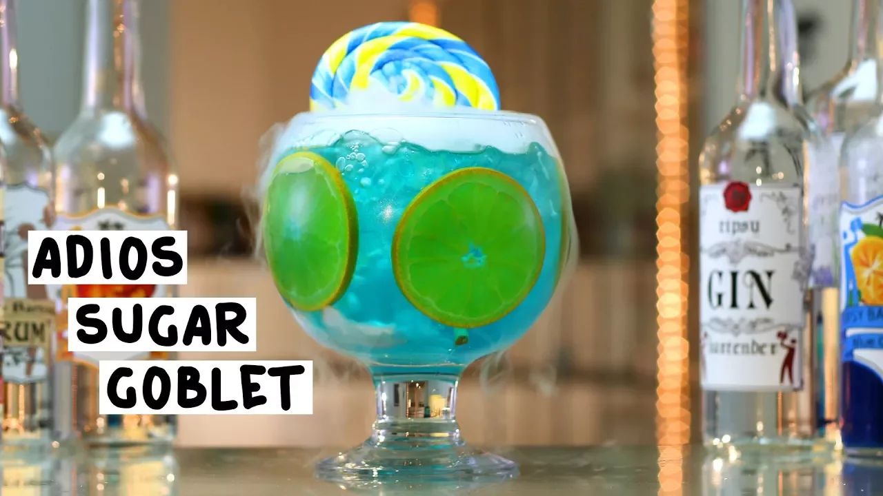 Adios Sugar Goblet Cocktail Recipe