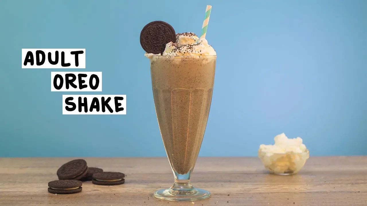 Adult Oreo Shake Cocktail Recipe