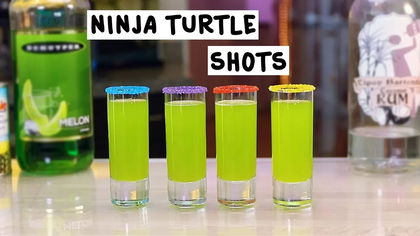 Ninja Turtle Shots Cocktail Recipe