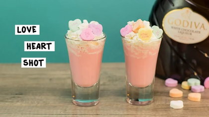 Love Heart Shots Cocktail Recipe