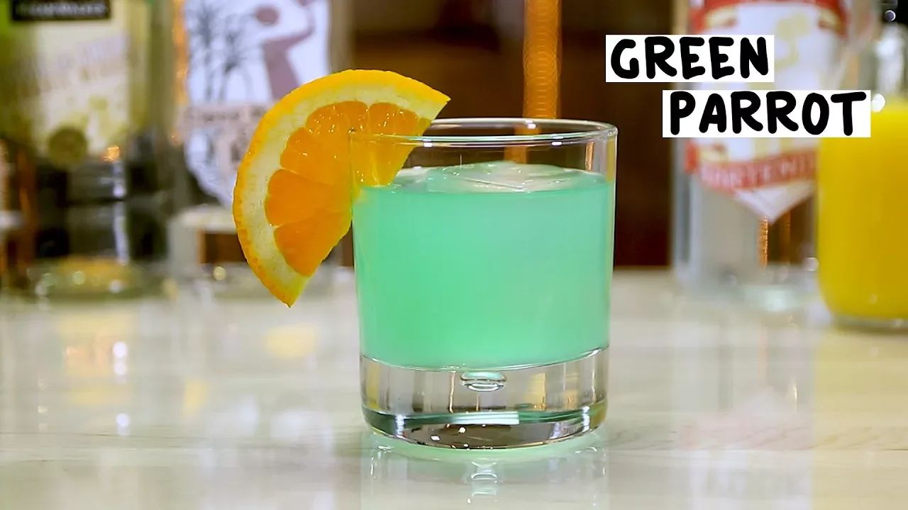 Green Parrot Cocktail Recipe