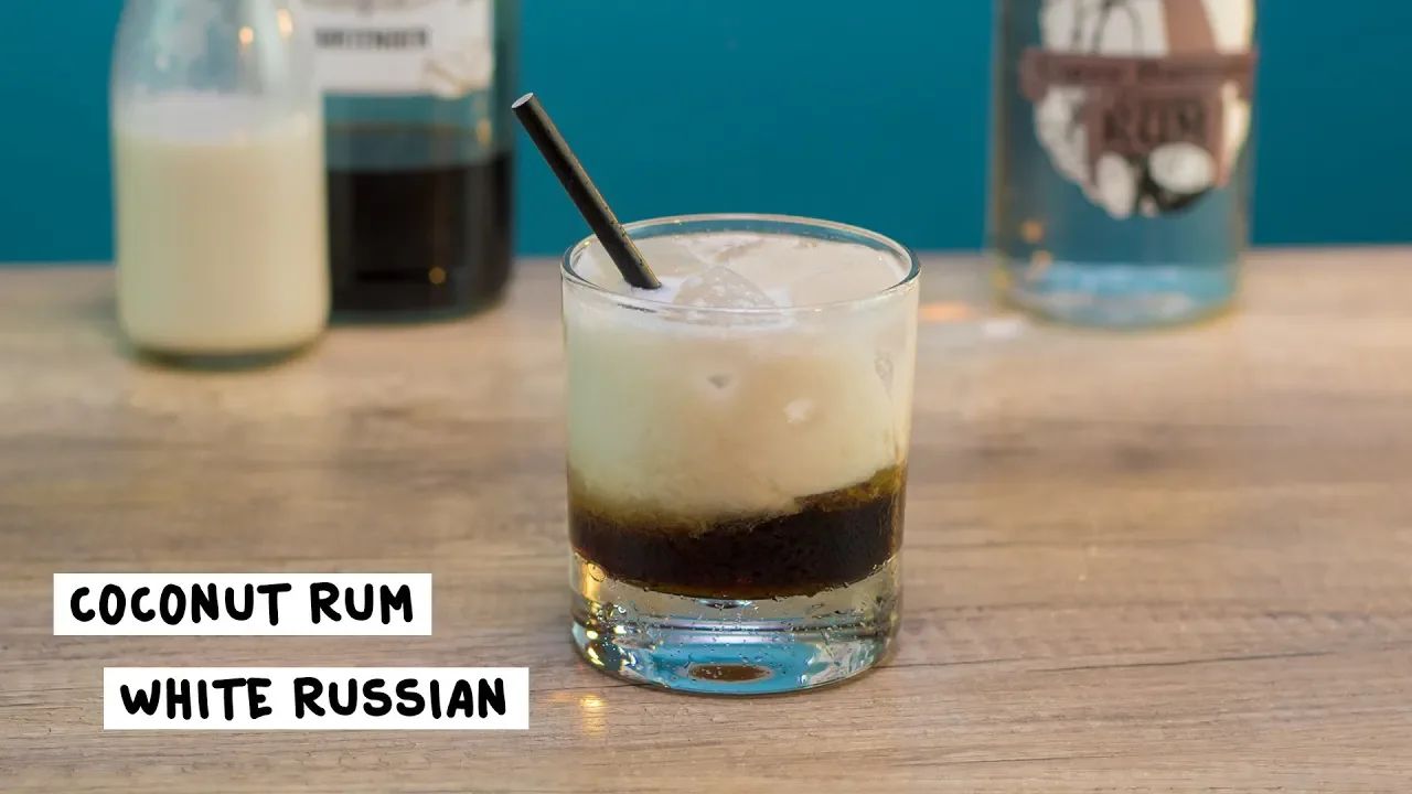 Coconut Rum White Russian Cocktail Recipe