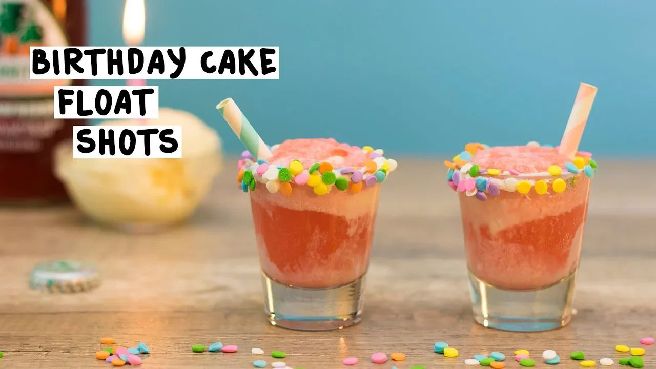 Birthday Cake Float Shots Cocktail Recipe