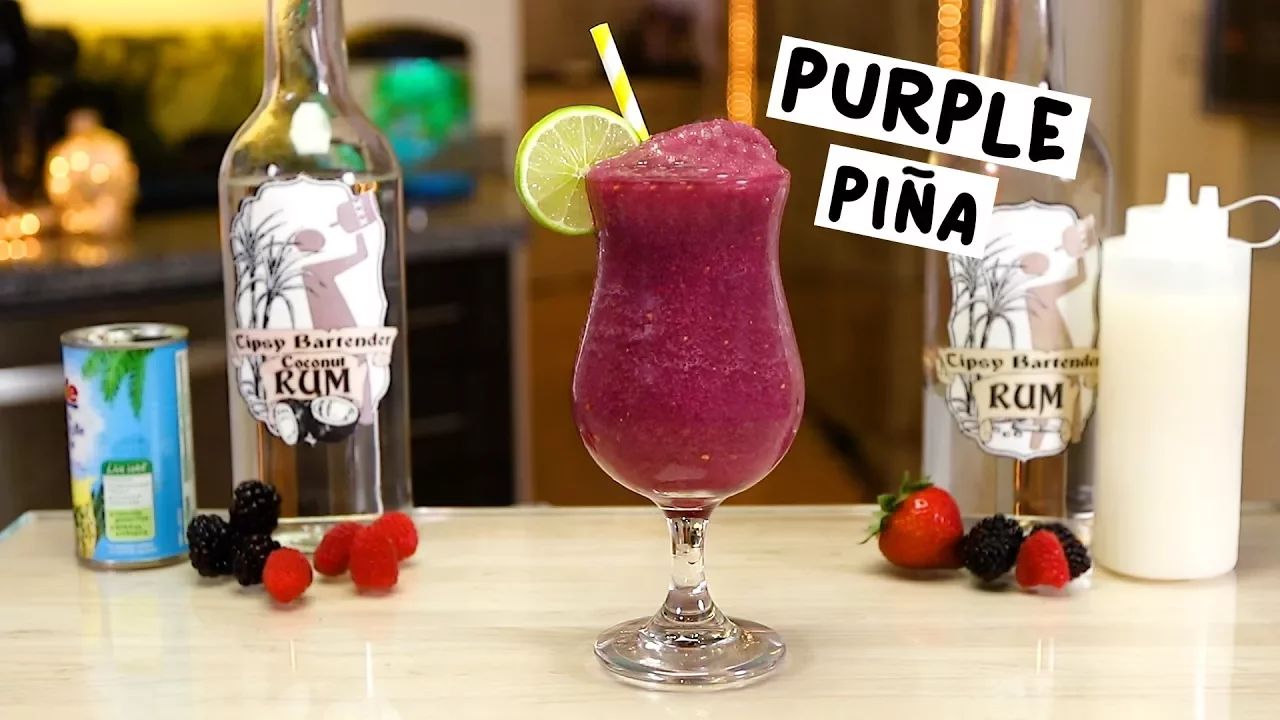 Purple Piña Cocktail Recipe