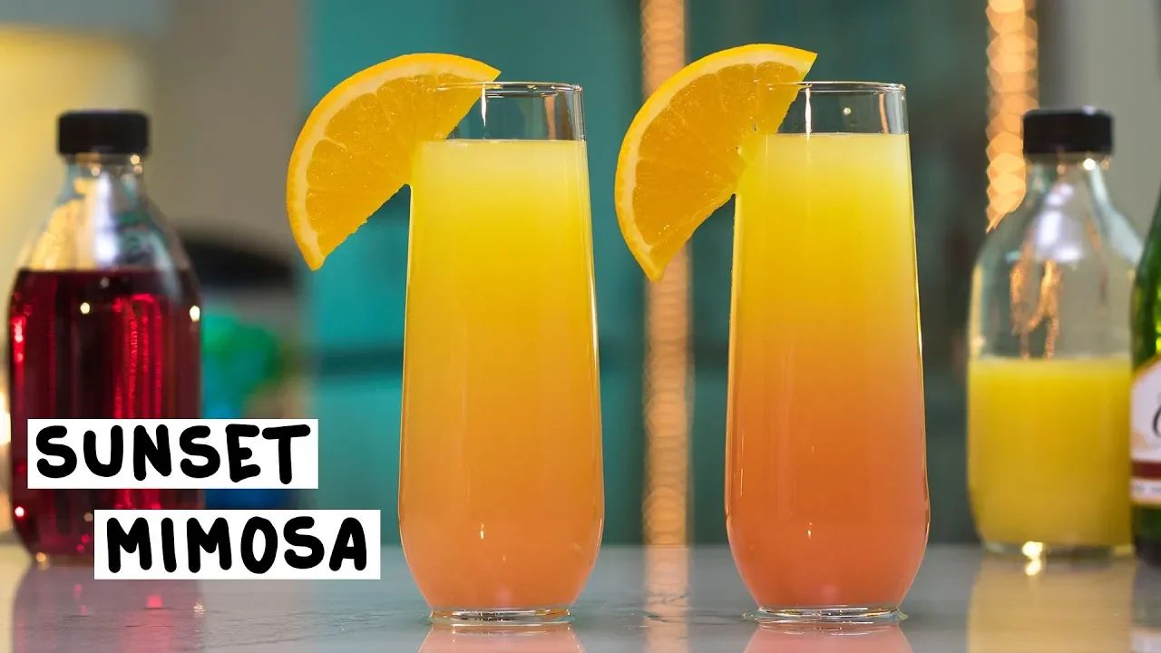 Champagne Sunset Cocktail Recipe