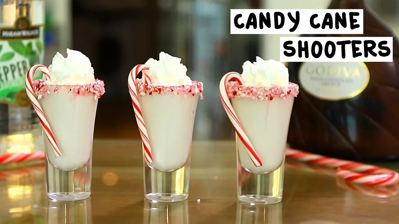 Candy Cane Shooters Cocktail Recipe