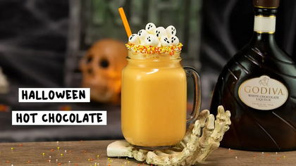 Halloween Hot Chocolate Cocktail Recipe