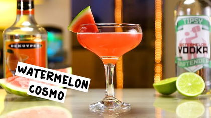 Watermelon Cosmo Cocktail Recipe