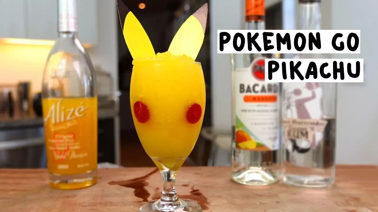 Pokemon Go Pikachu Cocktail Recipe