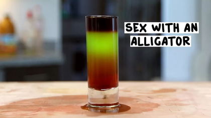 Sex With An Alligator Cocktail Recipe