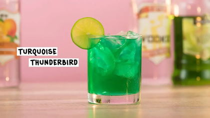 Turquoise Thunderbird Cocktail Recipe