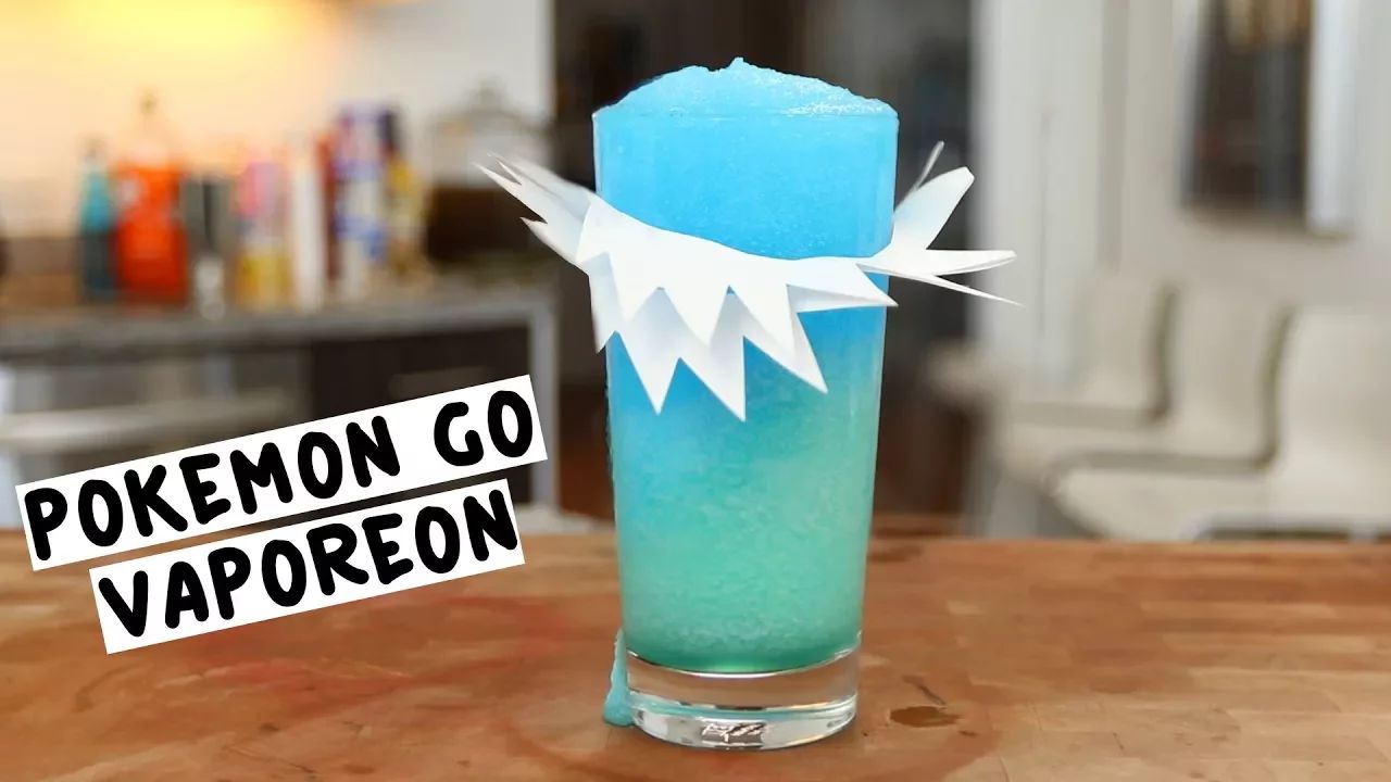 Pokemon Go Vaporeon Cocktail Recipe