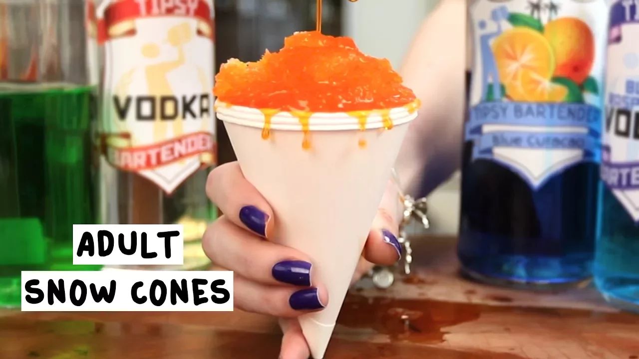 Adult Snow Cones Cocktail Recipe