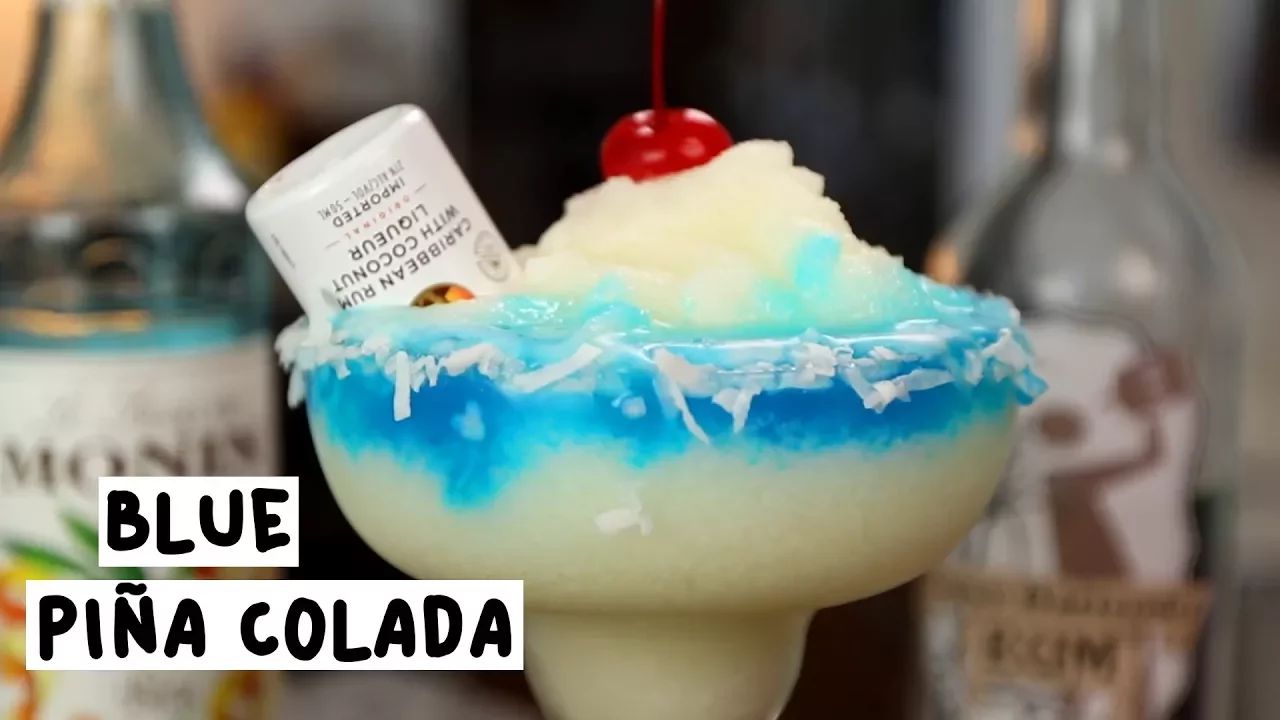 Blue Piña Colada Cocktail Recipe