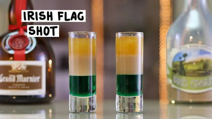 Irish Flag Shot Cocktail Recipe