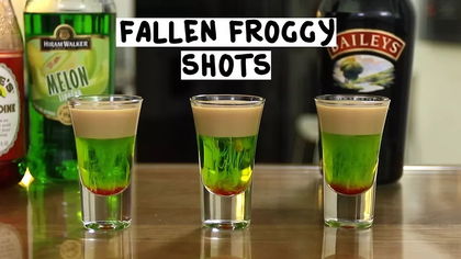 Fallen Froggy Shot Cocktail Recipe