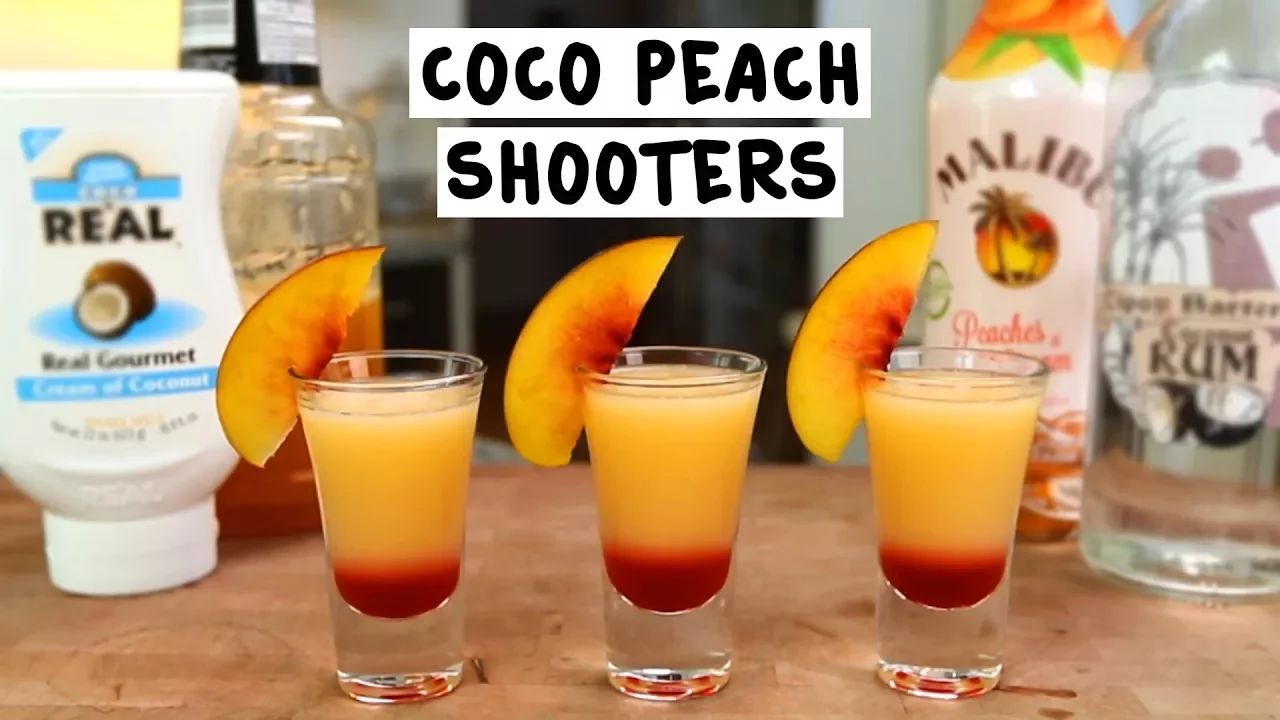 Coco Peach Shooters Cocktail Recipe