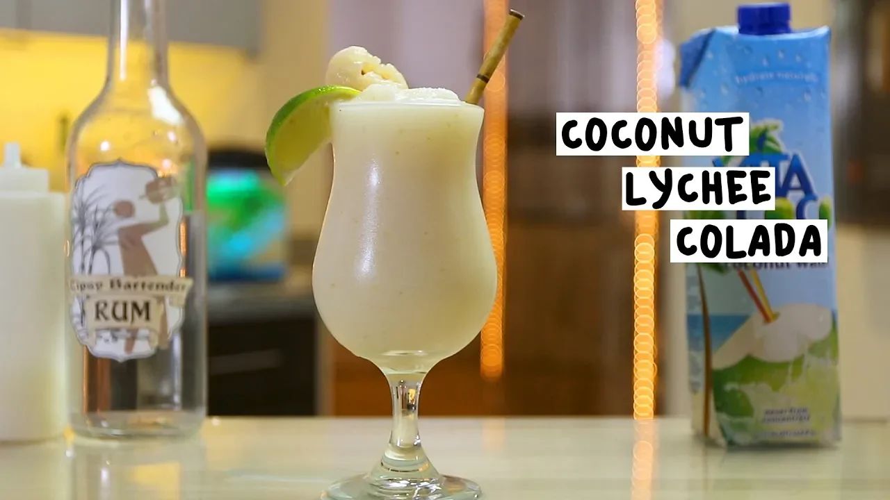 Coconut Lychee Colada Cocktail Recipe
