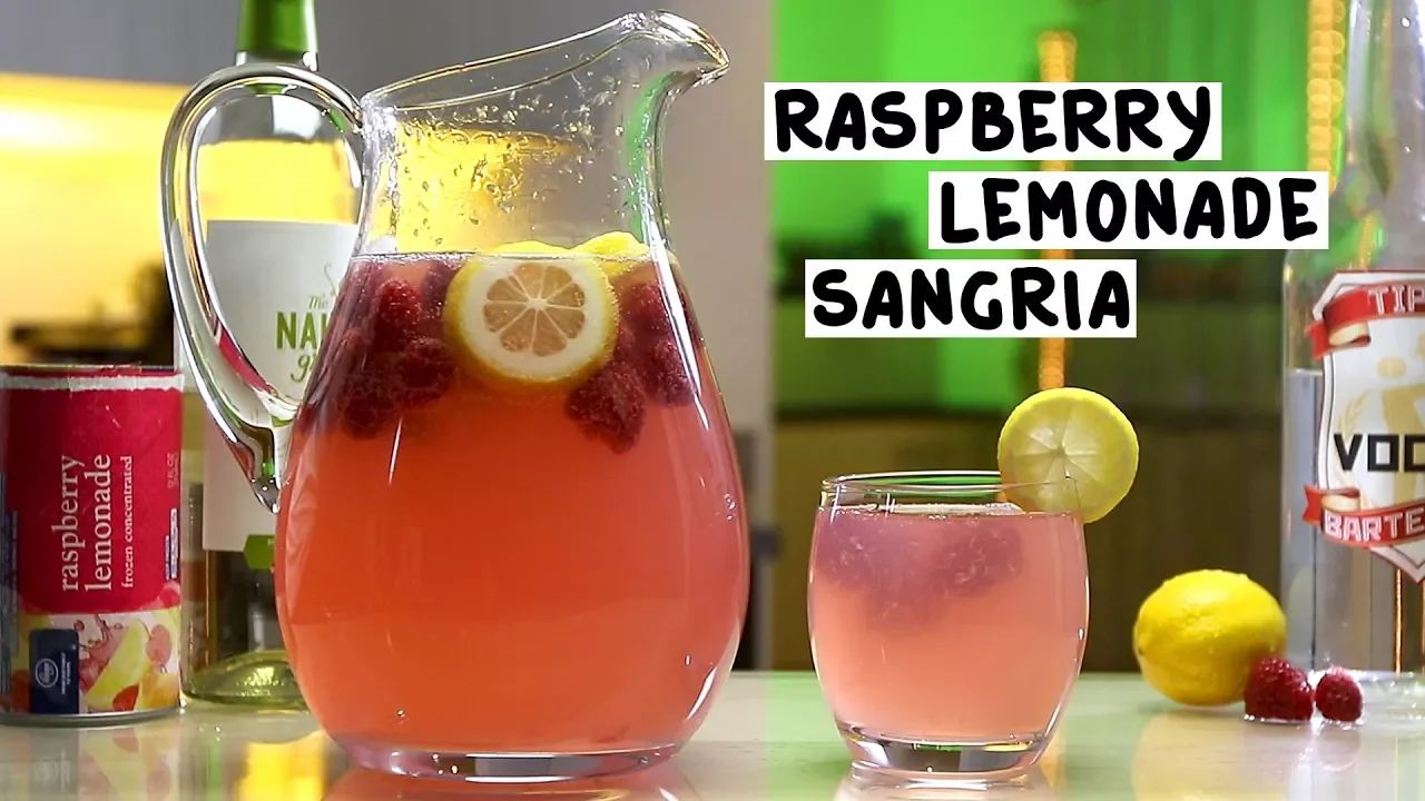 Raspberry Lemonade Sangria Cocktail Recipe