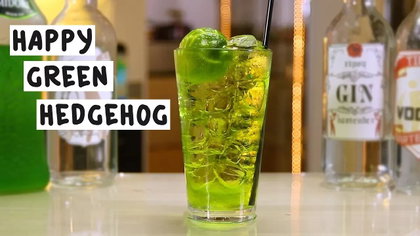 Happy Green Hedgehog Cocktail Recipe