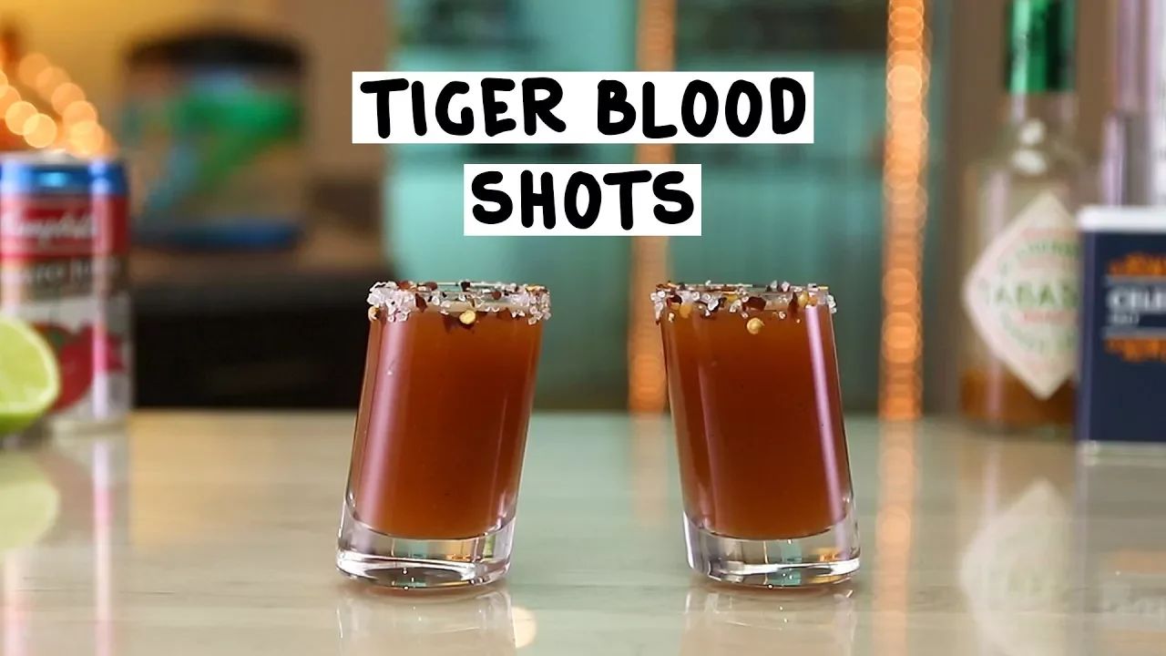 Tiger Blood Shot Cocktail Recipe